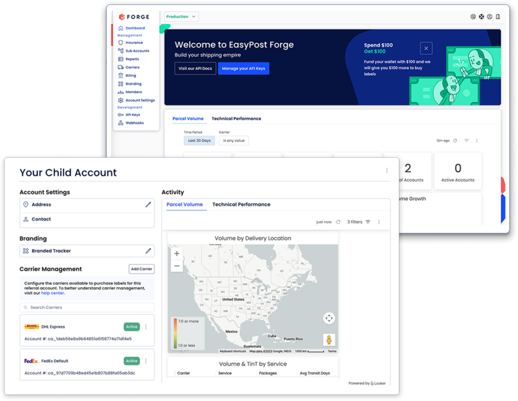 Forge White-Label Shipping - EasyPost